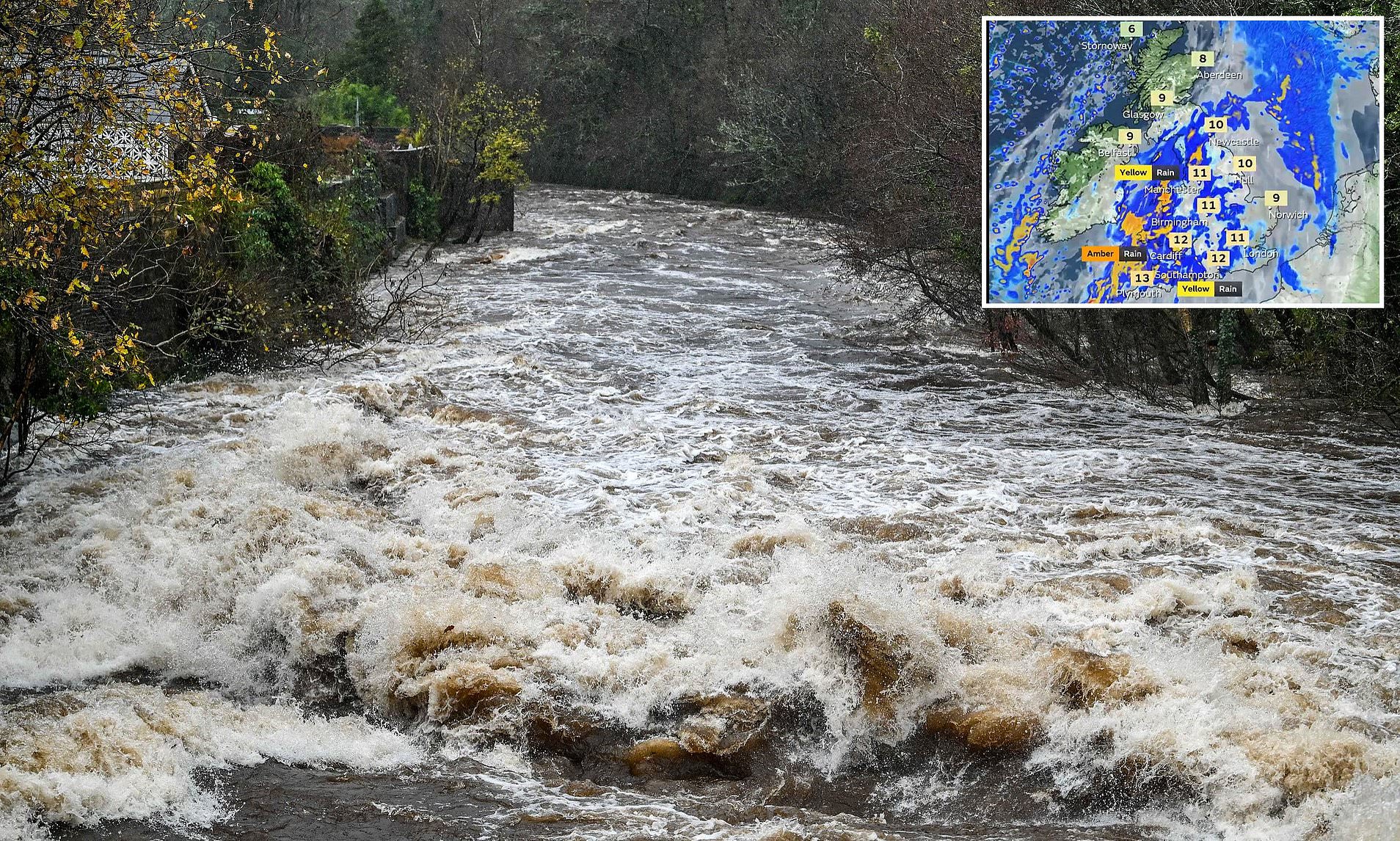Heavy rain? Wear wellies! Government agency tells public to pack a ...
