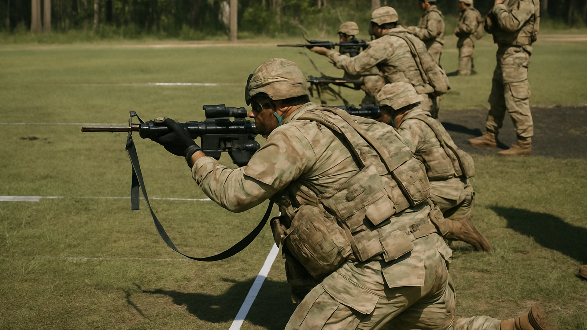 Soldiers Train Under Pressure in Stress Shoot Exercise