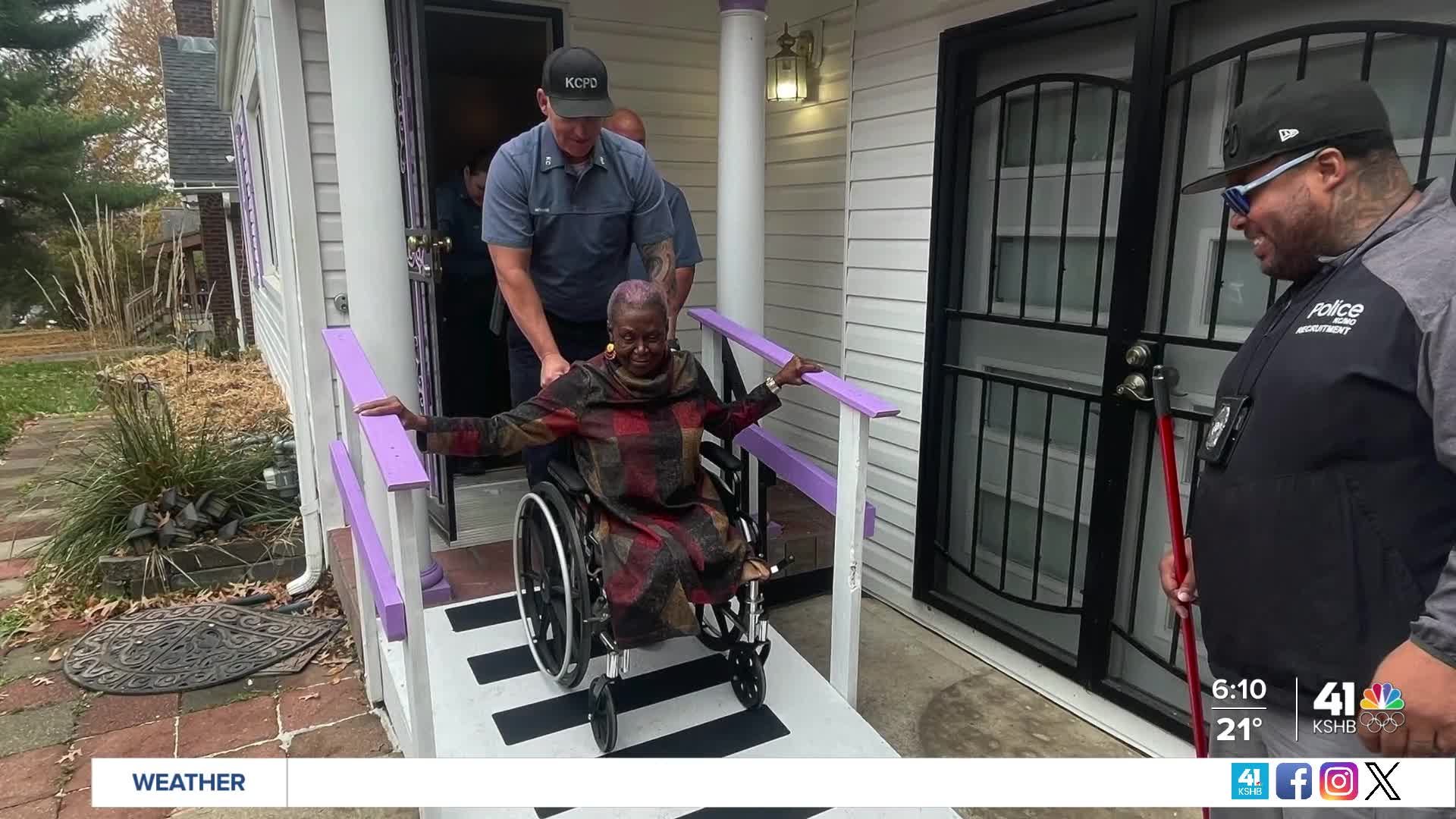 KCPD officers build custom wheelchair ramp for beloved south KC ...