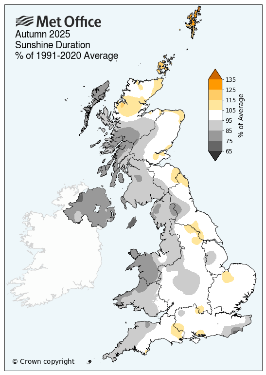 Northern Ireland records third wettest Autumn on record, and Wales its ...