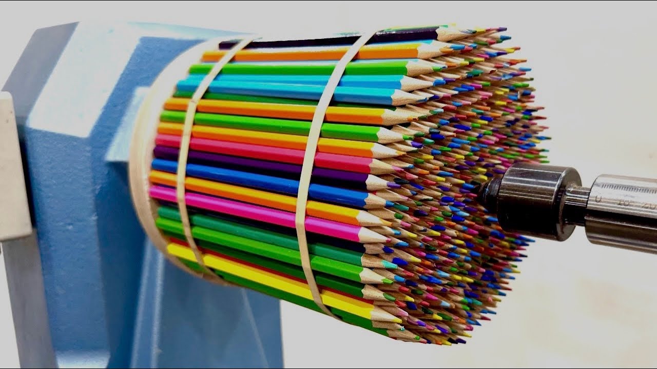 What the Lathe Revealed Inside Those Kids’ Pencils