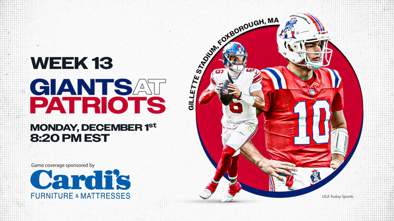 Patriots vs. Giants: Live updates, score, highlights from Week 13 game