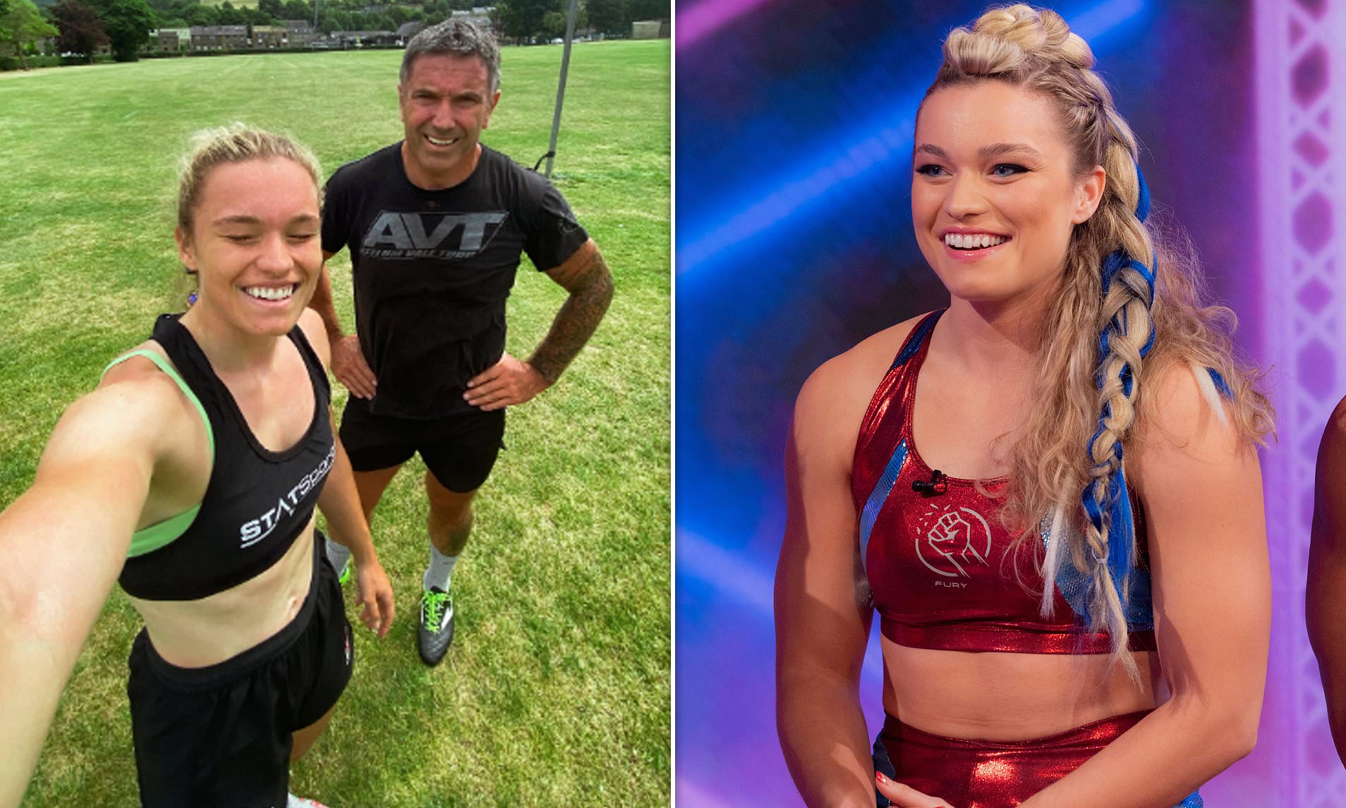 Gladiators star Fury reveals her 'hero' father has died suddenly aged ...