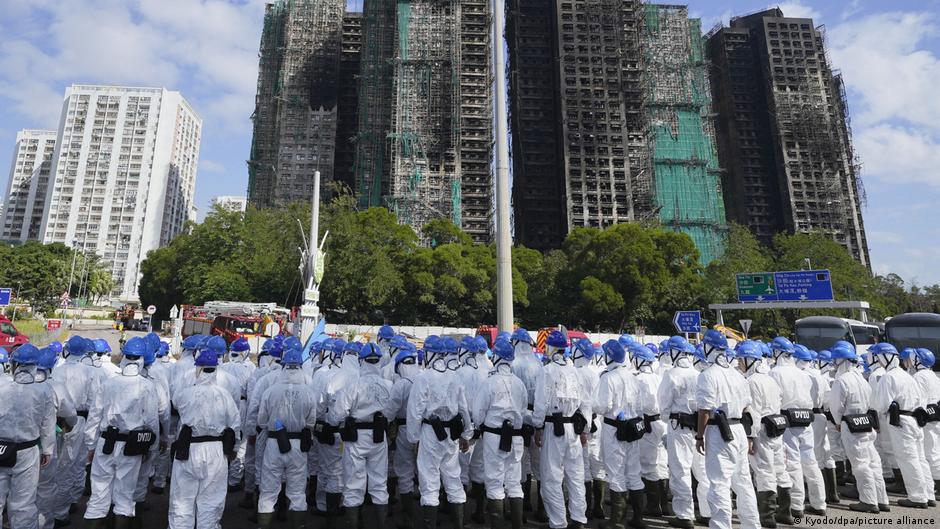 Feuerkatastrophe in Hongkong: Wachsender Unmut führt zu Festnahmen