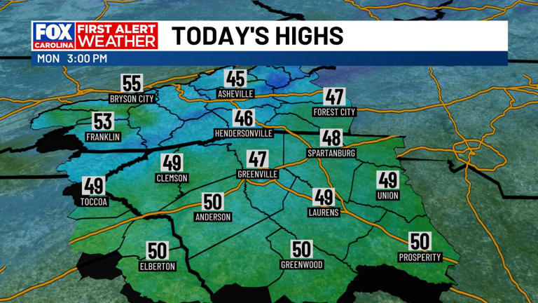 FIRST ALERT WEATHER DAY | Tuesday for heavy rain, staying cool all week