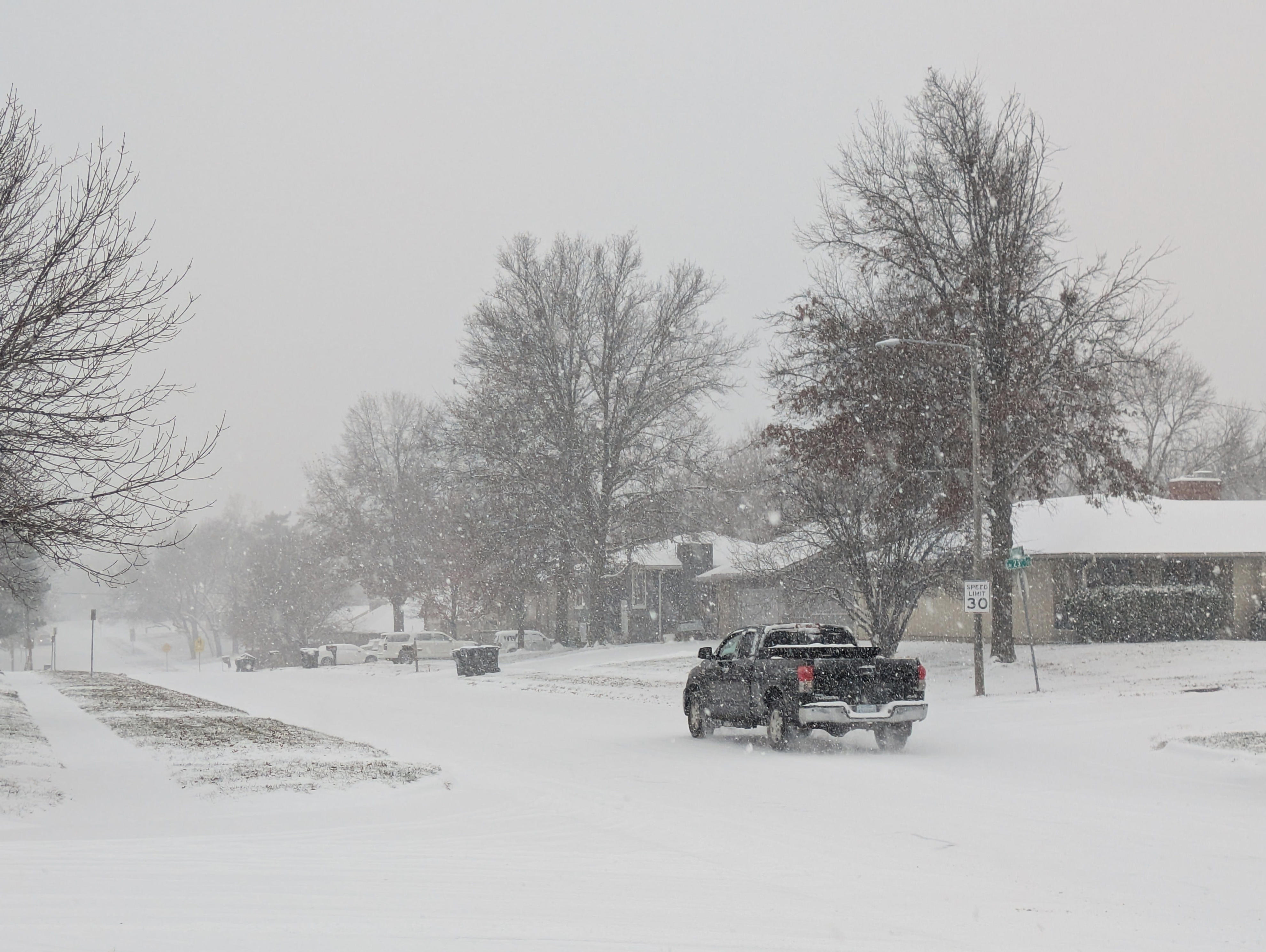First snow of season makes Topeka street ‘like a skating rink’