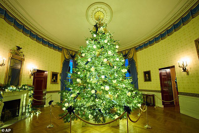 Melania Trump's lavish White House Christmas: First Lady unveils unique ...