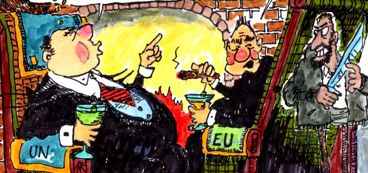 SOFREP Cartoon: When Open Borders Meet Cold Steel