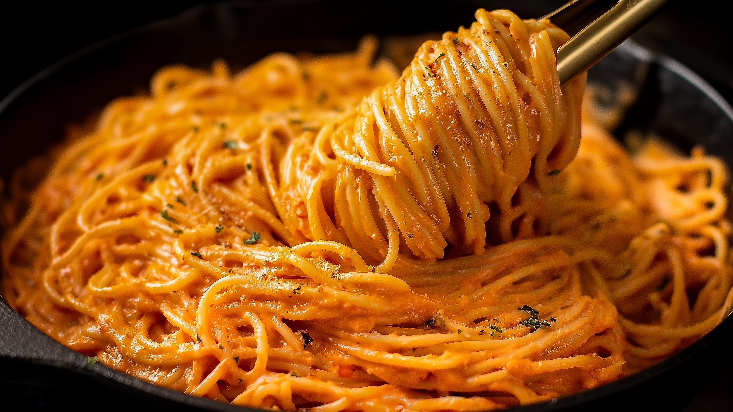 Silence the dinner table with this new pasta method