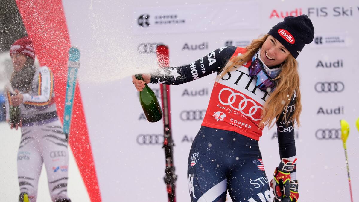 L'Américaine écrase la concurrence: Mikaela Shiffrin fête une nouvelle ...