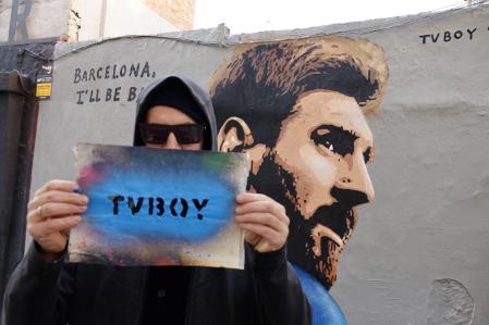 TVBoy rinde homenaje a Messi con su nueva obra: "Nace de mi amor por el ...
