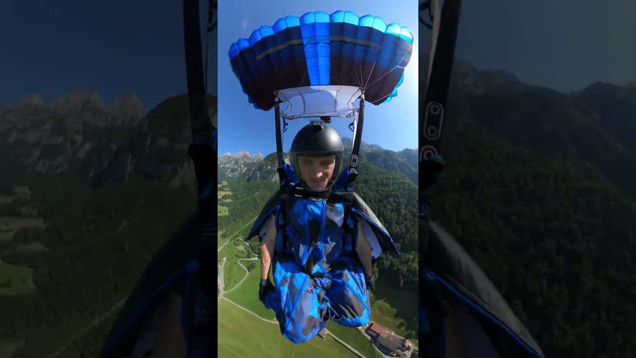 I flew through the famous crack - the most insane wingsuit line yet