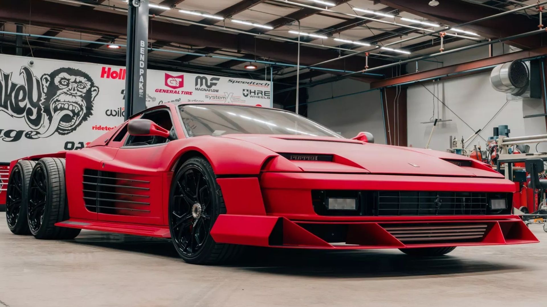 Photos: Six-wheel Ferrari project spirals into chaos after builder ...