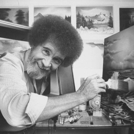 Bob Ross Art Helps John Oliver Raise Funds for Public Broadcasting