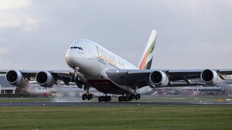 Where Emirates' massive 615-seat Airbus A380s will fly in 2026: Routes ...