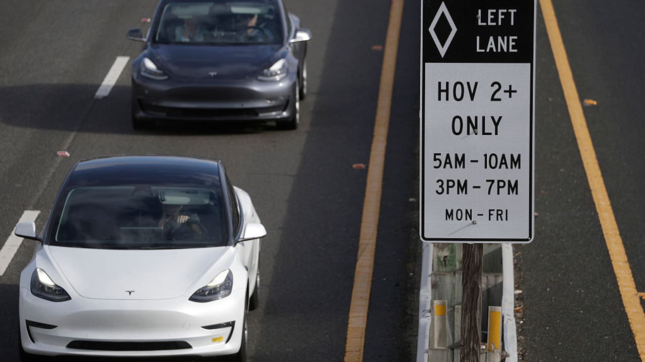 $490 fines start today: California's EV carpool decal program is ...