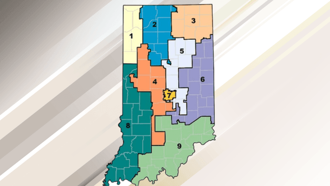 Indiana Republicans release draft of Congressional boundary map