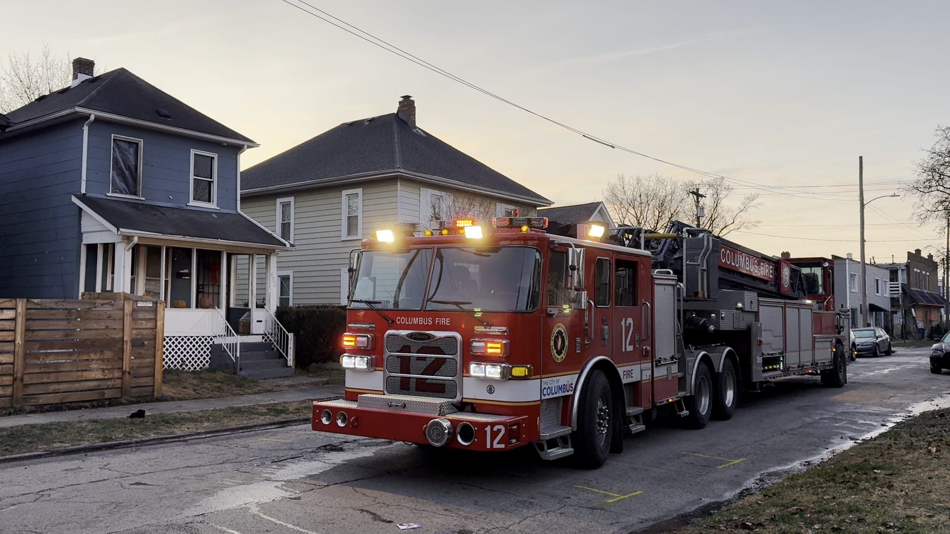 Three children, two adults hurt in Columbus' West Side house fire