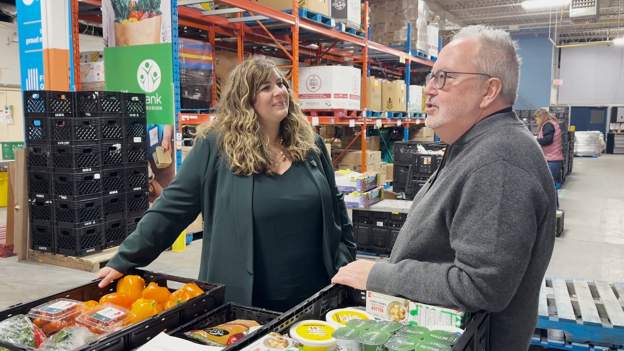 CBC K-W's Craig Norris visits The Food Bank of Waterloo Region