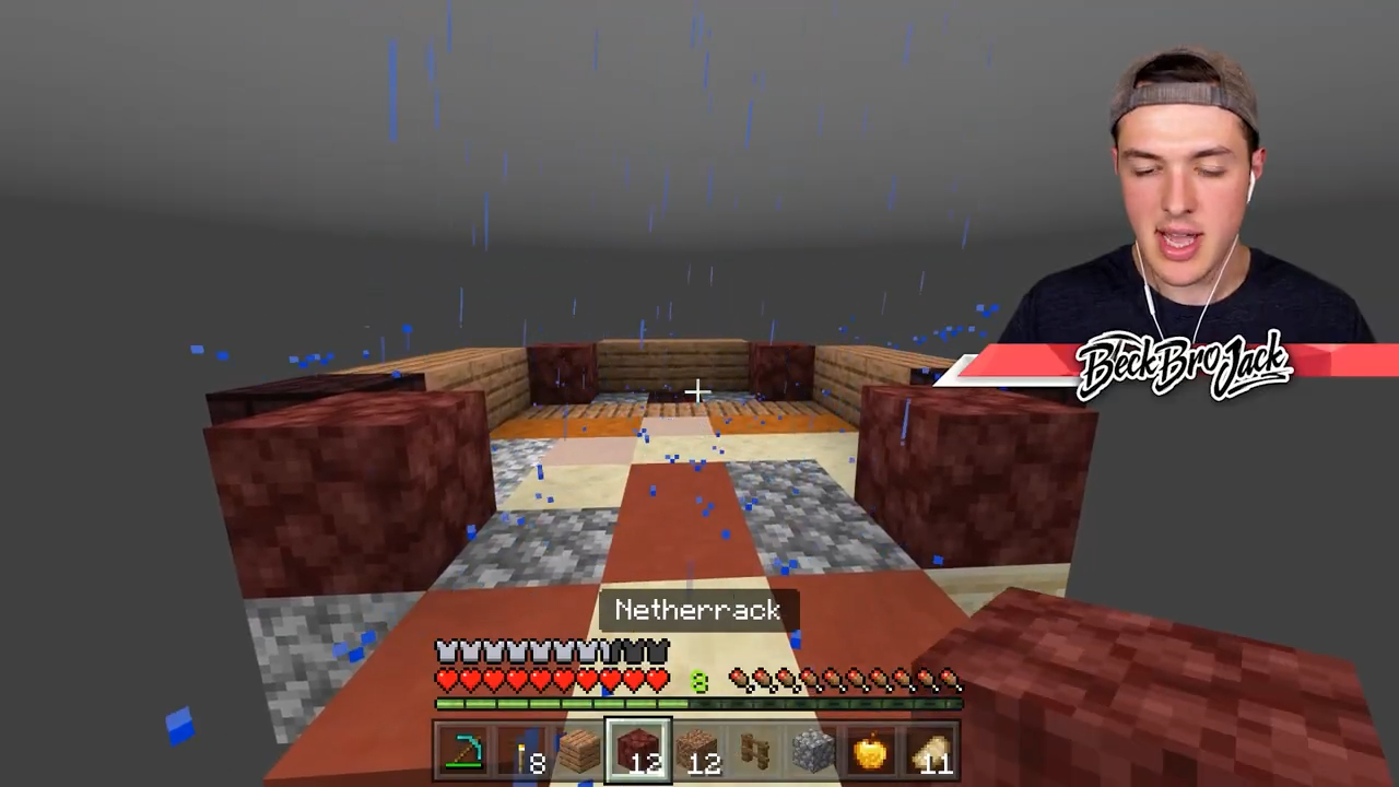 Minecraft but my house is on a lucky block!