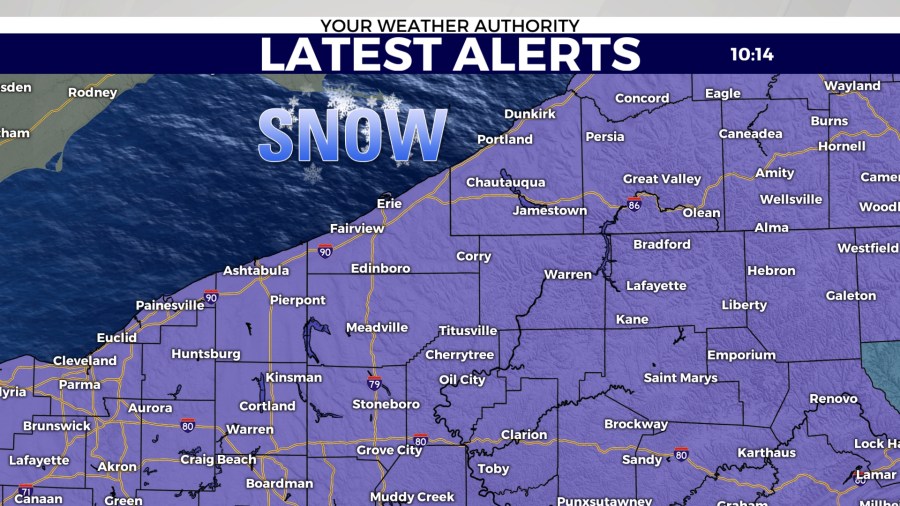 Your Weather Authority: Snow to impact the Tuesday AM commute