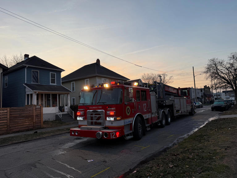 Three children, two adults hurt in Columbus' West Side house fire