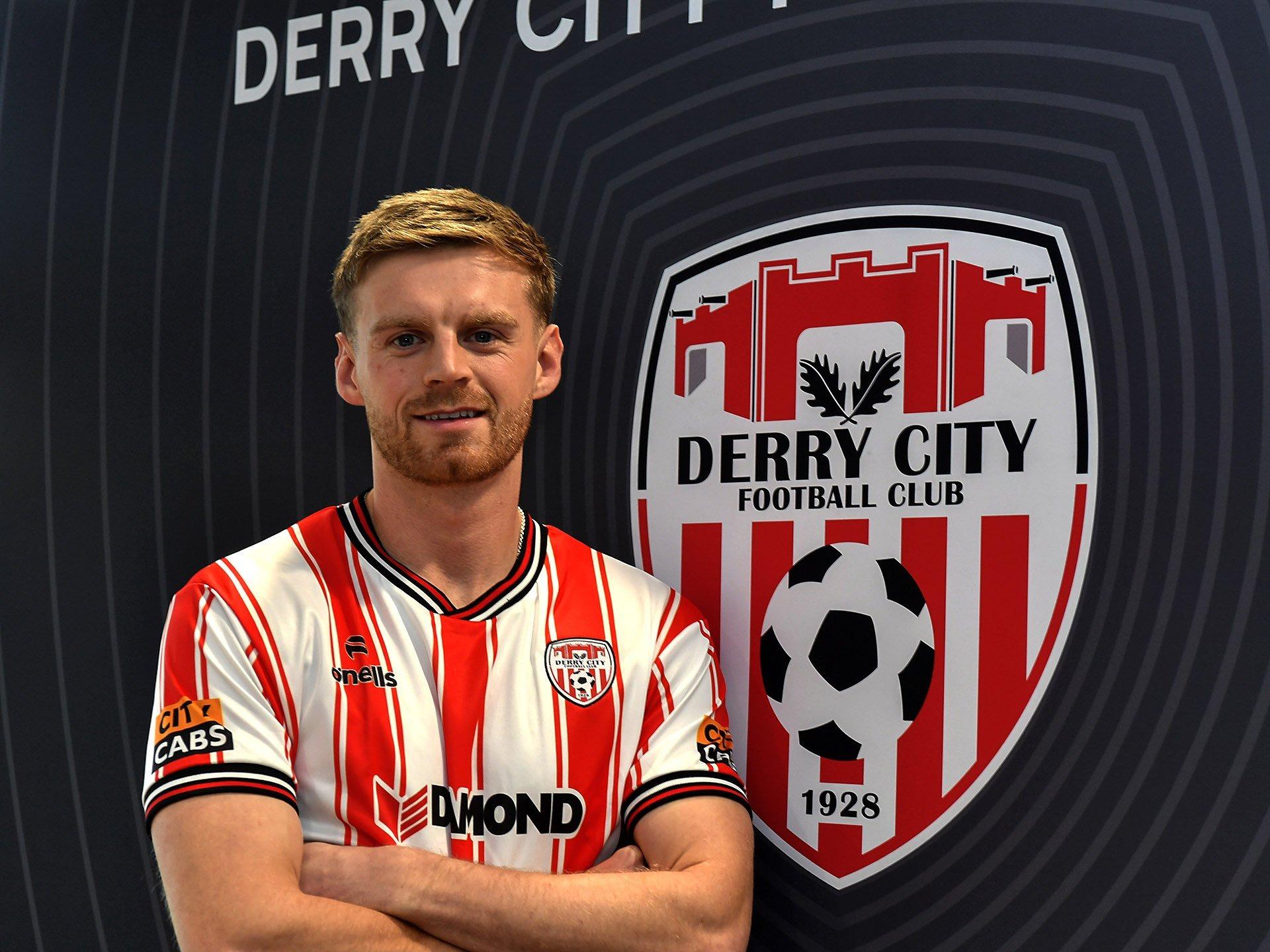 Ambitious Rob Slevin wants to achieve something substantial at Derry City