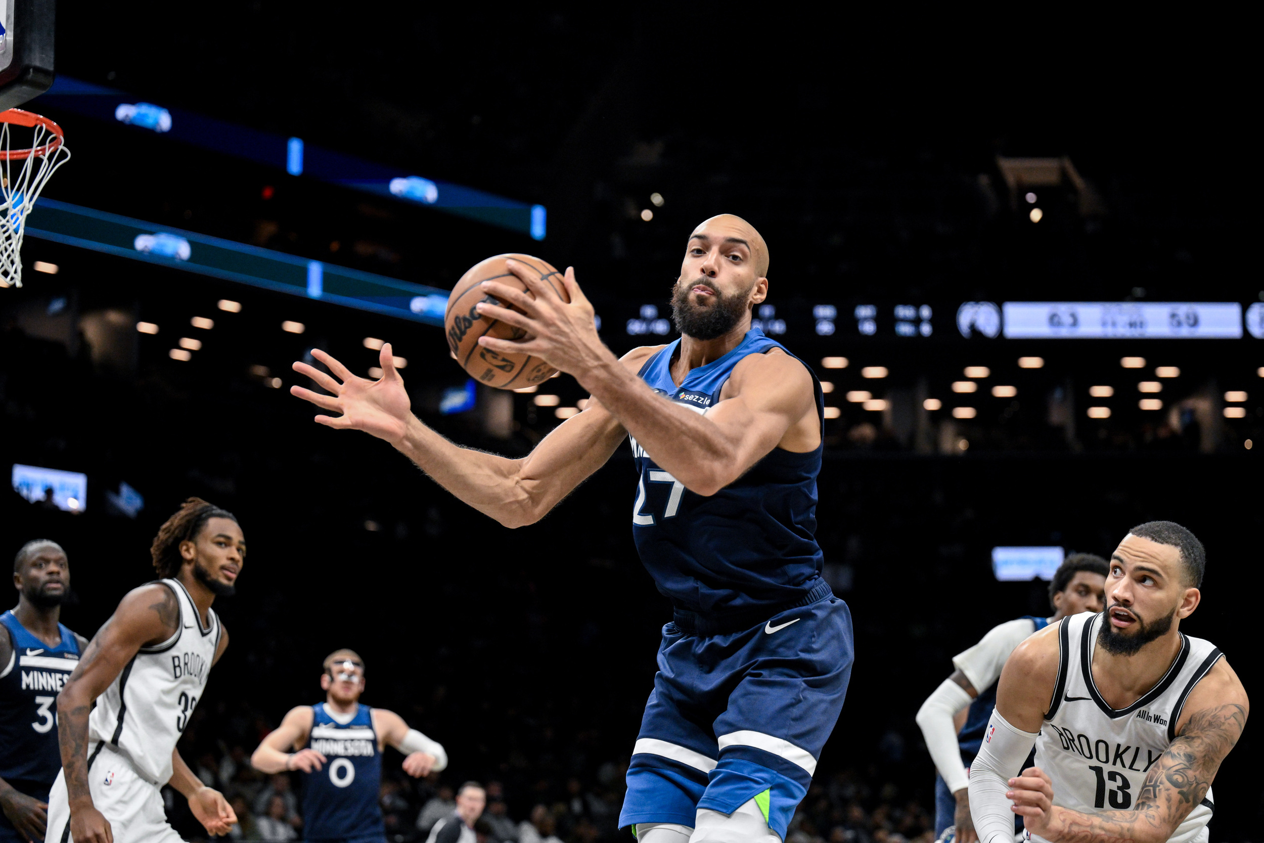Rudy Gobert had a savage message for Jaylen Brown