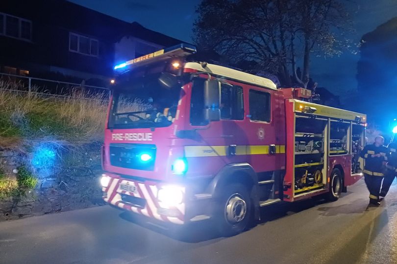 Crews tackle Barbican fire and rescue dog from burning flat