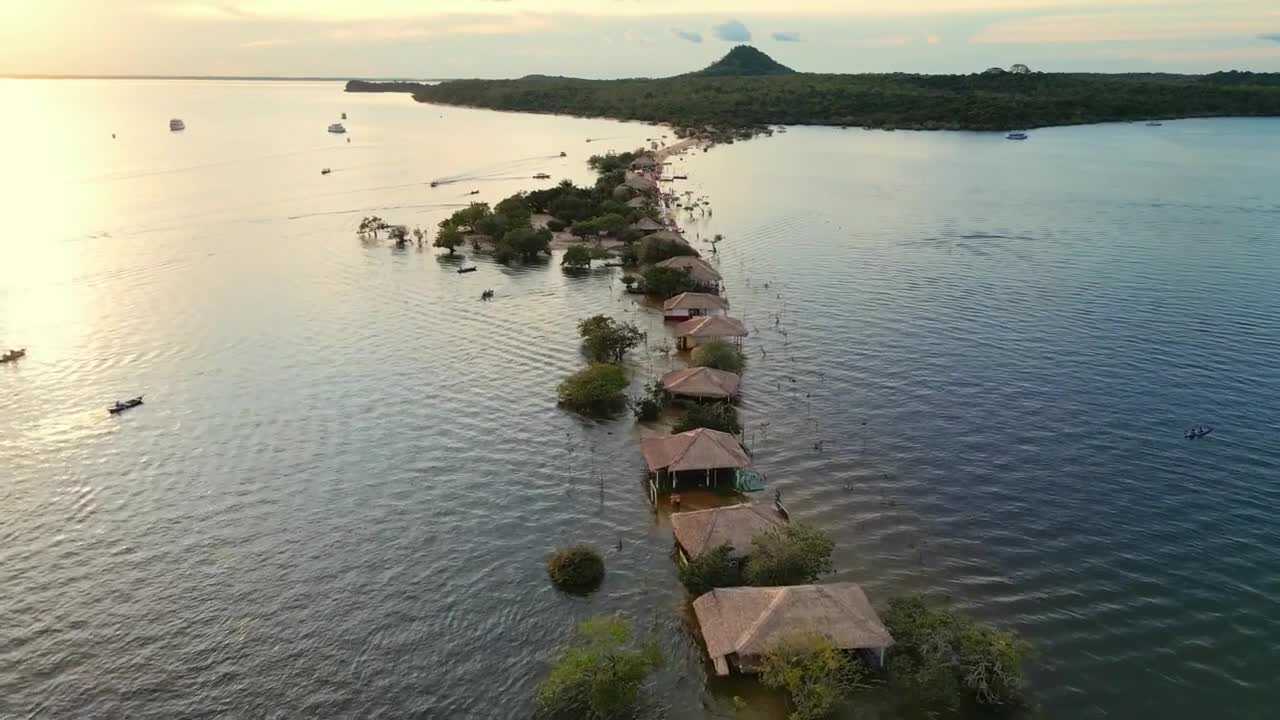 Alter do Chão, Brazil: Drone Explores The Island of Love