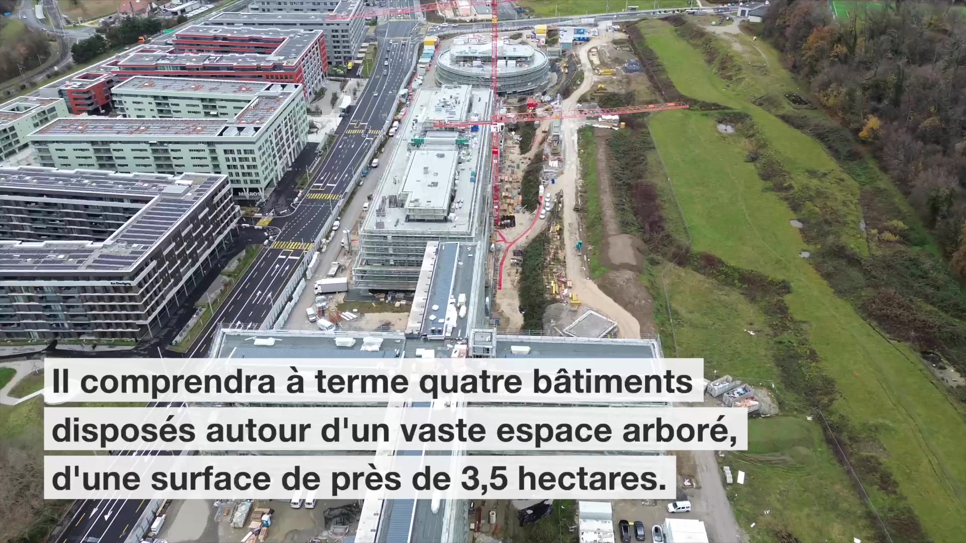 Le chantier du Campus Santé prend forme à Chavannes-près-Renens (VD)