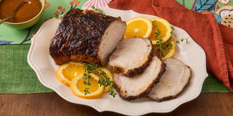 Chipotle-orange pork roast makes a cozy feast on a winter night