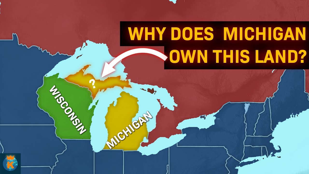 How Come Michigan Owns a Part of Wisconsin?