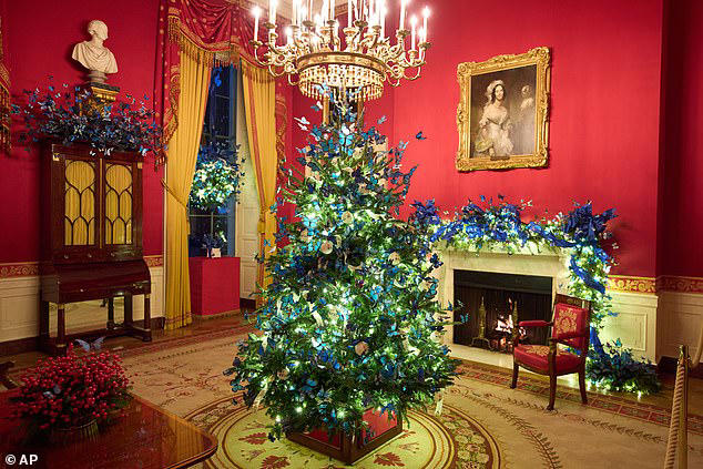 Melania Trump's lavish White House Christmas: First Lady unveils unique ...