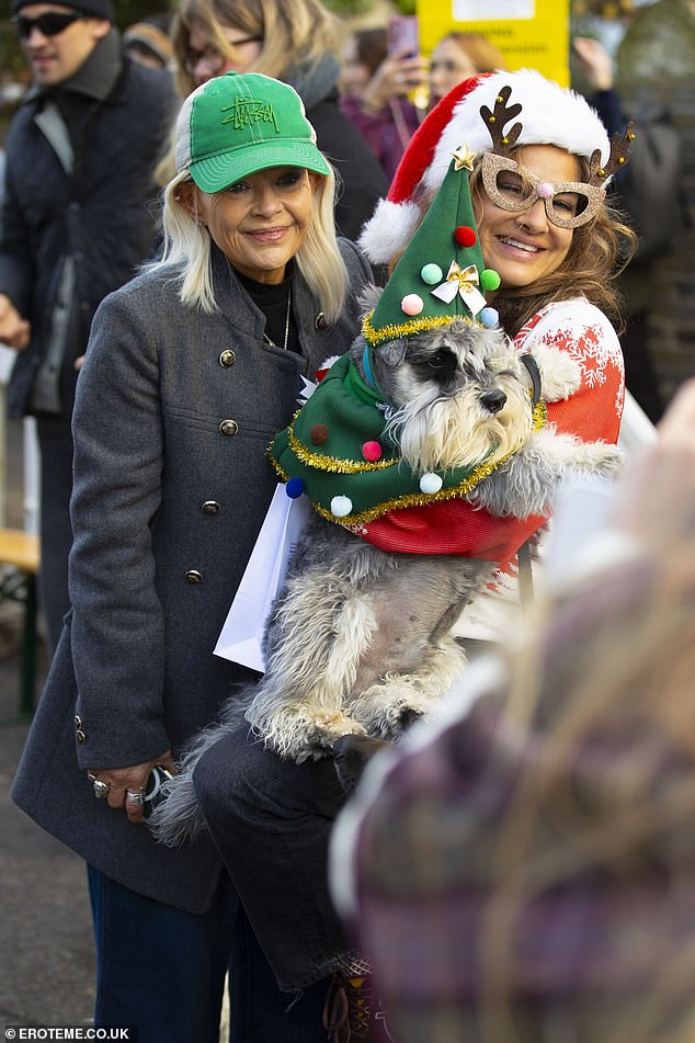 Gail Porter attends festive dog event in London after revealing she ...