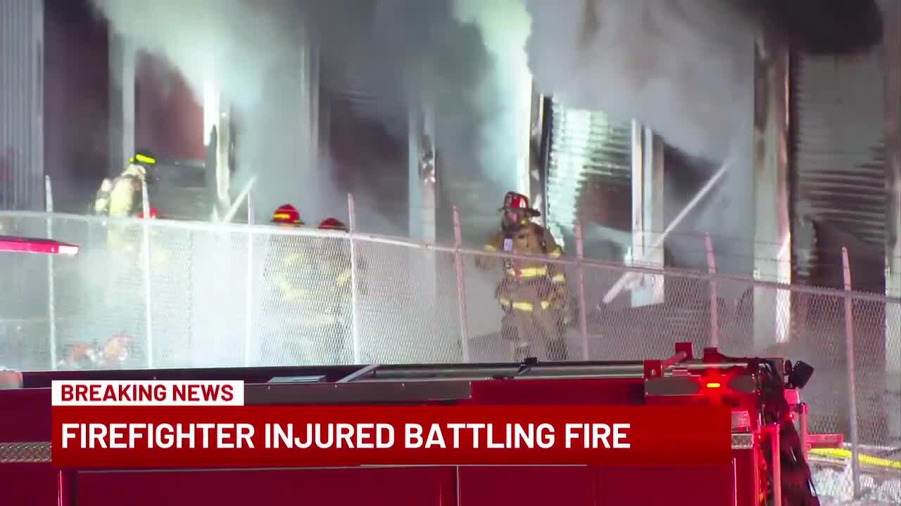 Omaha firefighter injured while battling storage facility fire in icy ...