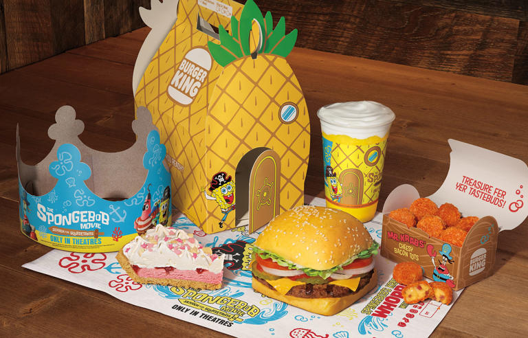 Burger King unveils new SpongeBob-themed menu. See what's on it.