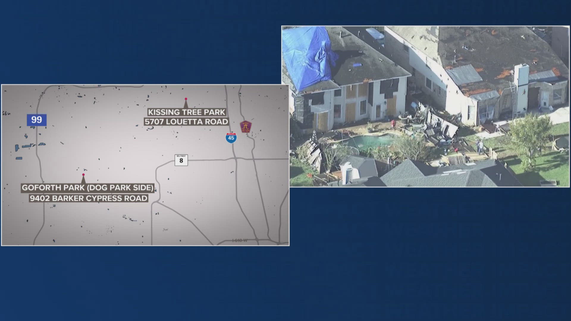 Tornado debris drop-off sites open today in Cypress and Klein