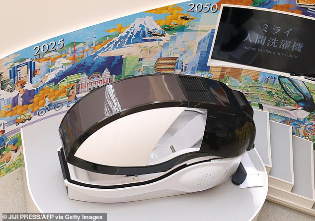 Human washing machine that can clean head to toe goes on sale for £ ...