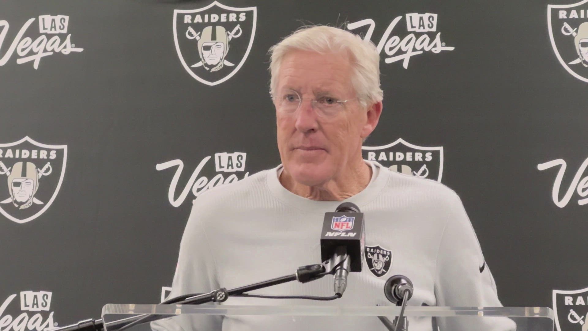 Las Vegas Raiders HC Pete Carroll Points to Culture and Early Growth as ...