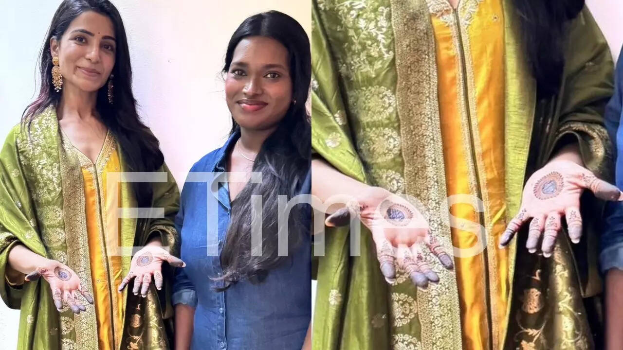 Exclusive! Samantha Ruth Prabhu-Raj Nidimoru wedding: Mehendi artist ...