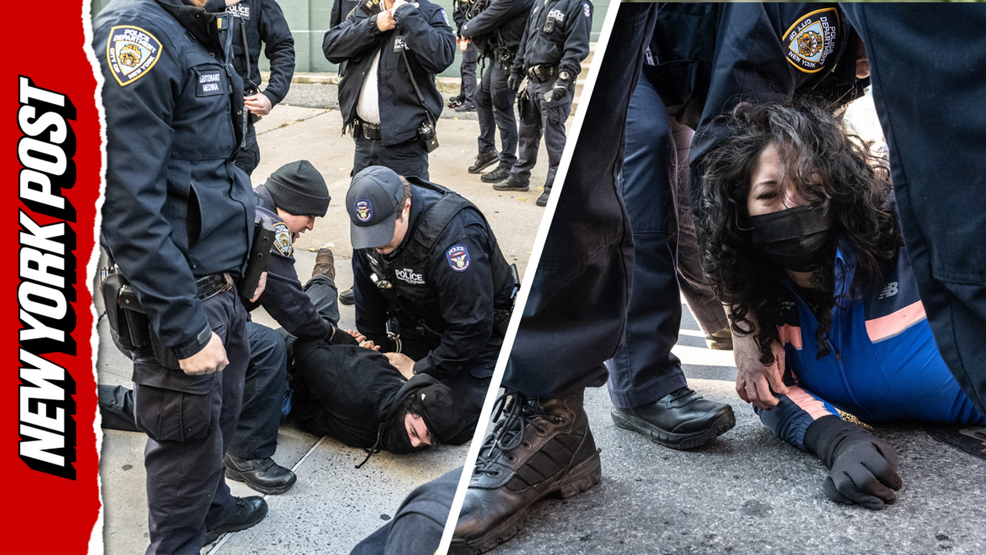 ICE raid chaos erupts: Protesters brawl with cops outside NYC federal ...