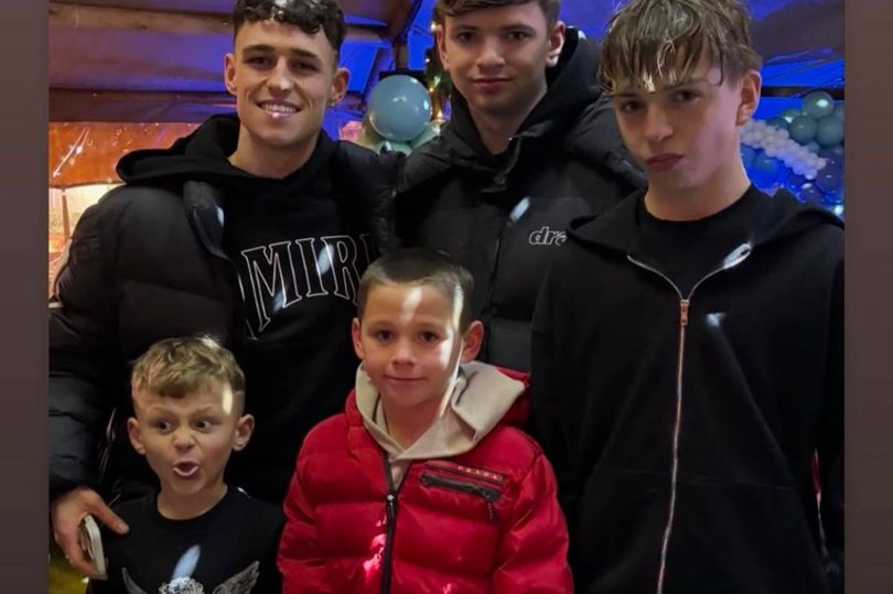 Phil Foden books out entire festive village for annual family Christmas ...