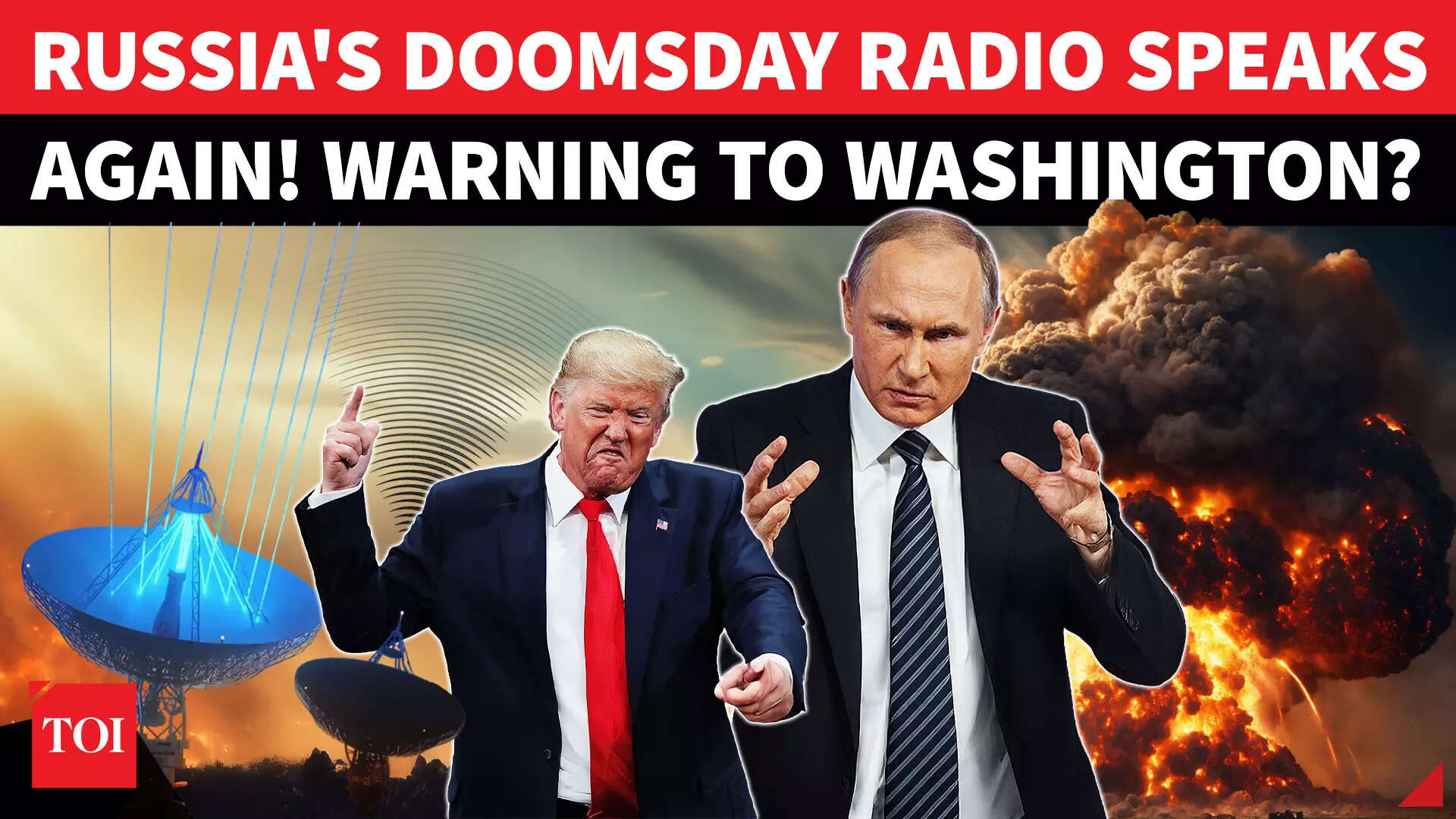Russia's Doomsday Radio Wakes Mins After US-Ukraine Talks | Why Nuclear ...