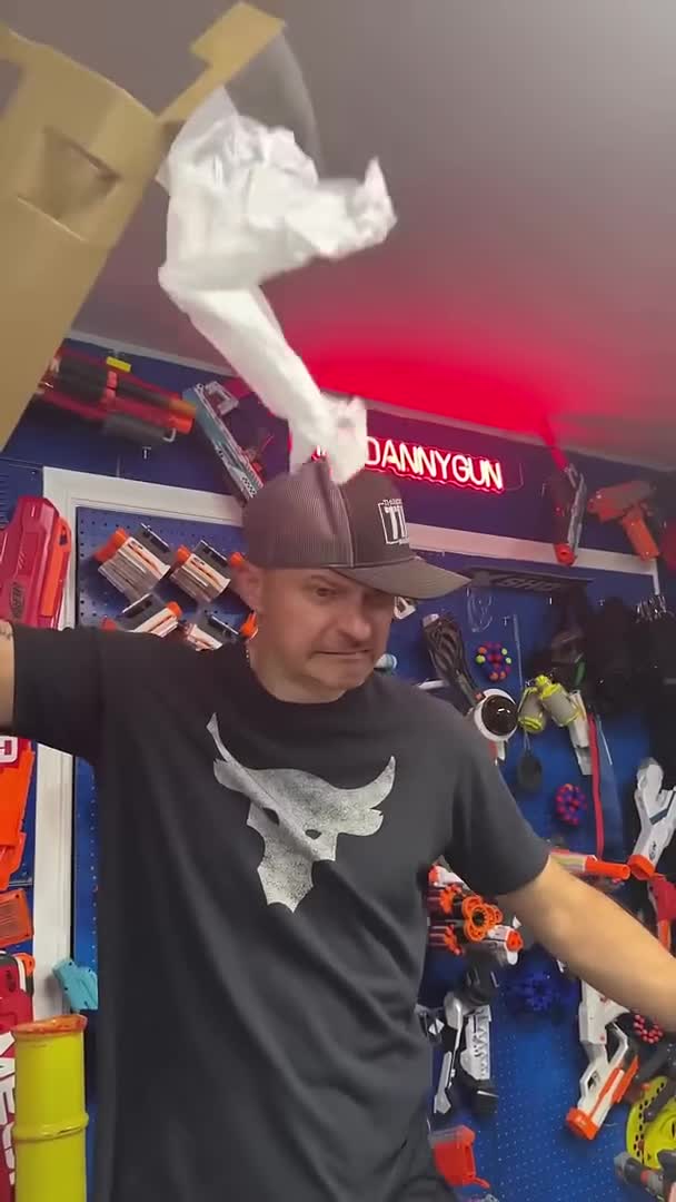 Noob unboxing: Nerf Minecraft sword!