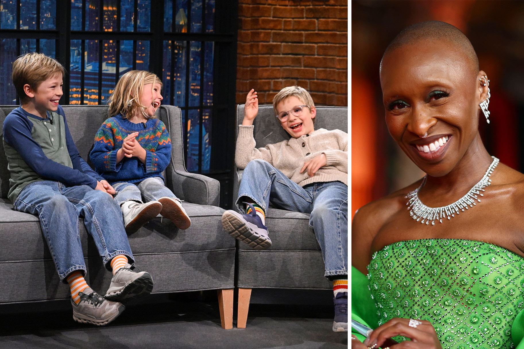 Seth Meyers Captured Daughter Addie's "Elf-Aba" Encounter with Cynthia ...