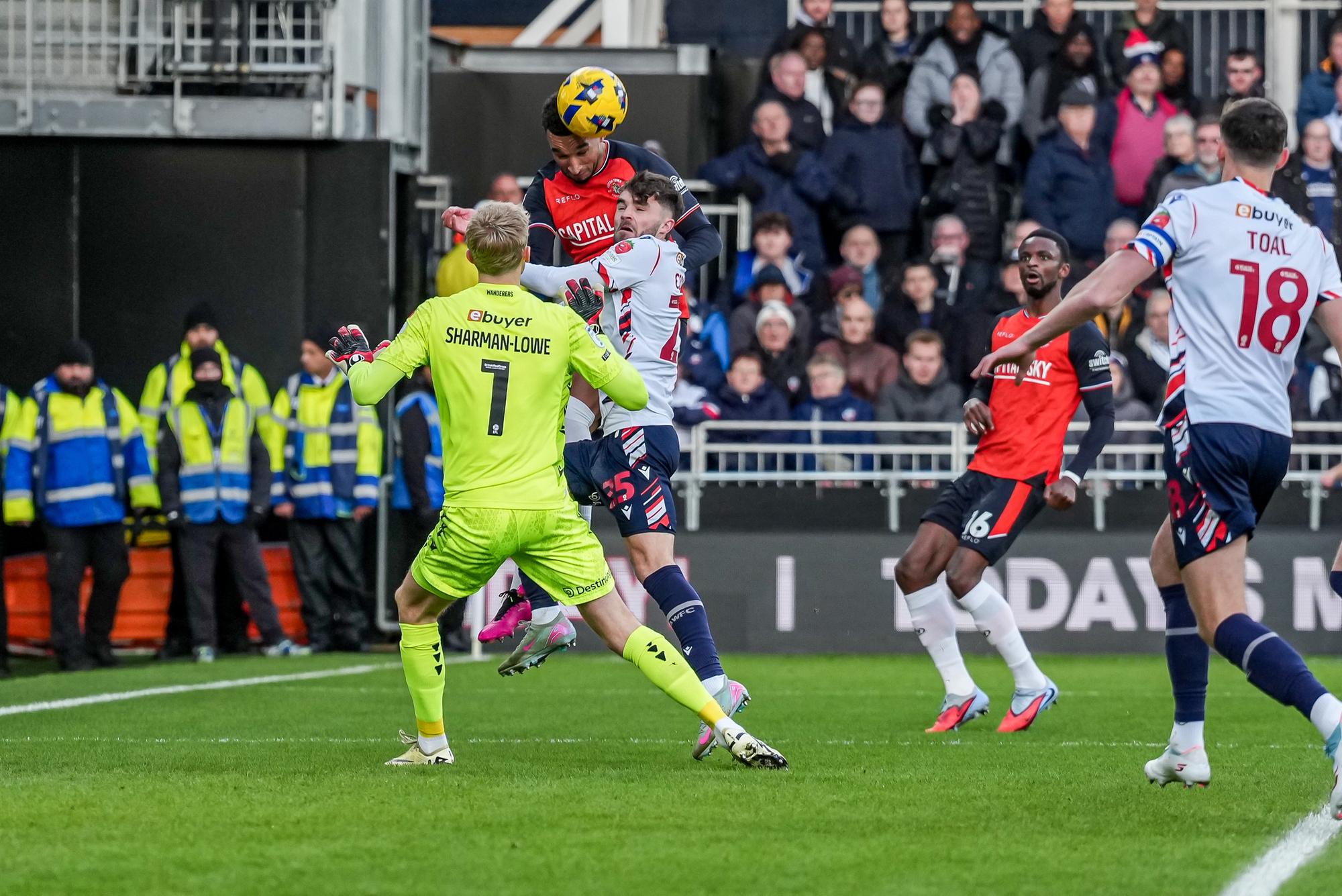 Wilshere felt Luton struck the right balance when facing Bolton's 10 men