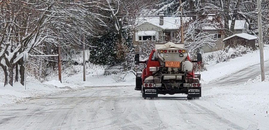 November ends snowy and December kicks off with more snow