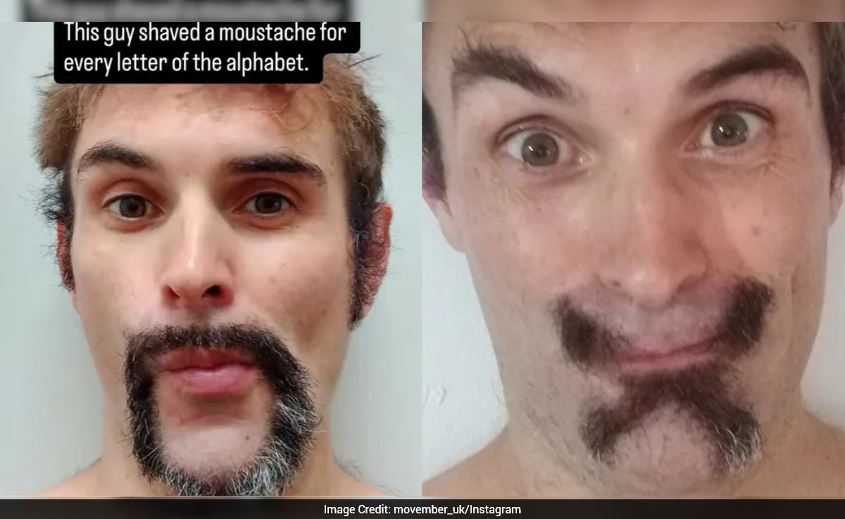 UK Man Turns His Beard And Moustache Into Every Letter Of The Alphabet