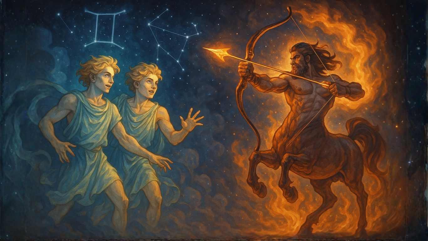 Gemini's worst enemy? Sagittarius, the truth-seeker